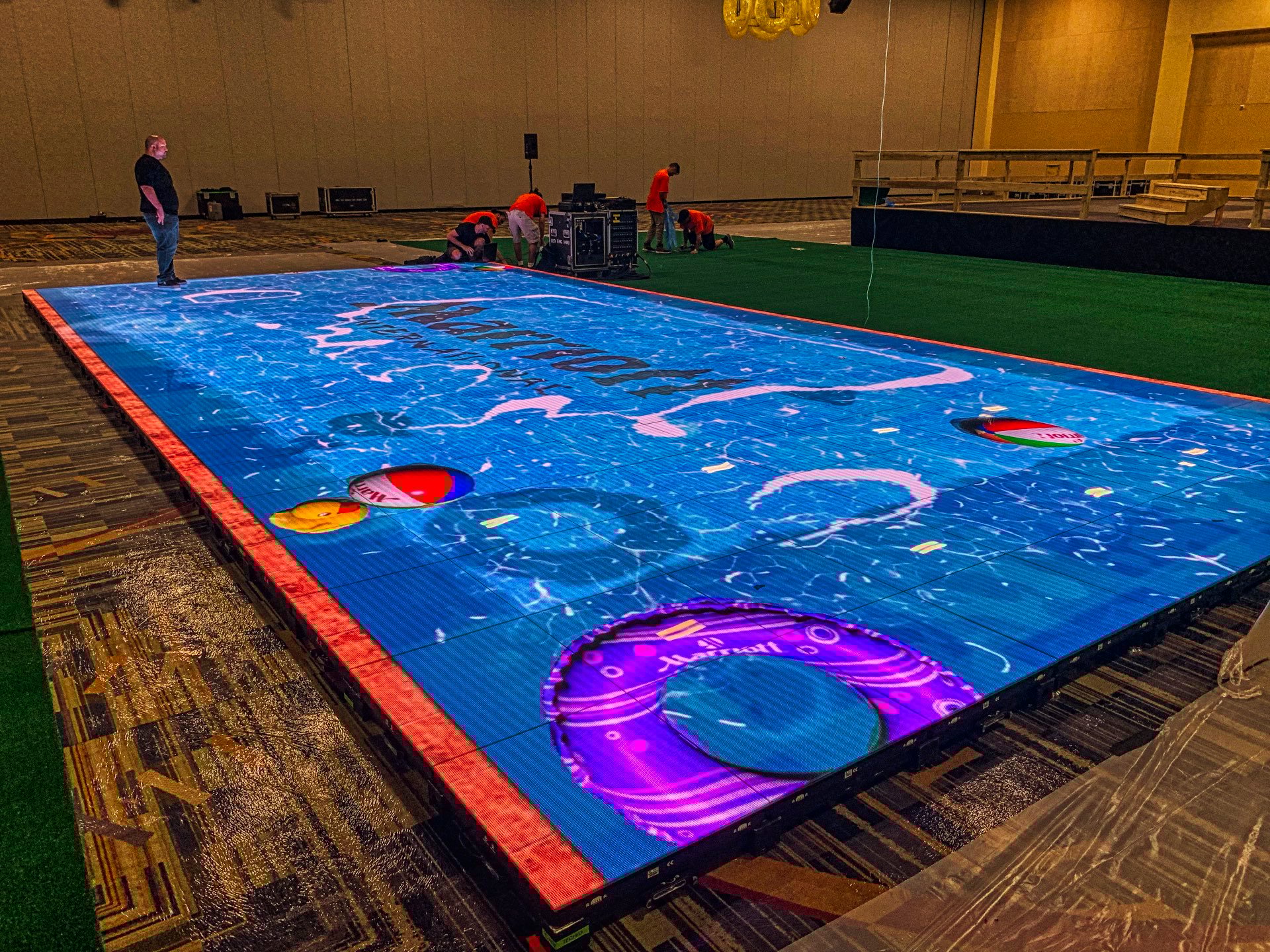 PM1 Creates Digital Interactive Indoor Pool Stage at Orlando World ...